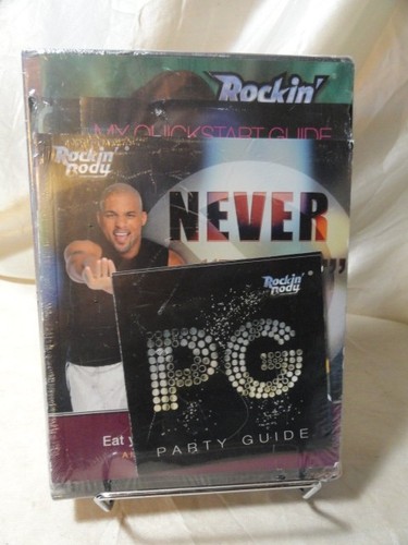 NEW ROCKIN BODY DOUBLE DVD SET W/QUICK START GUIDE/PARTY GUIDE FACTORY ...