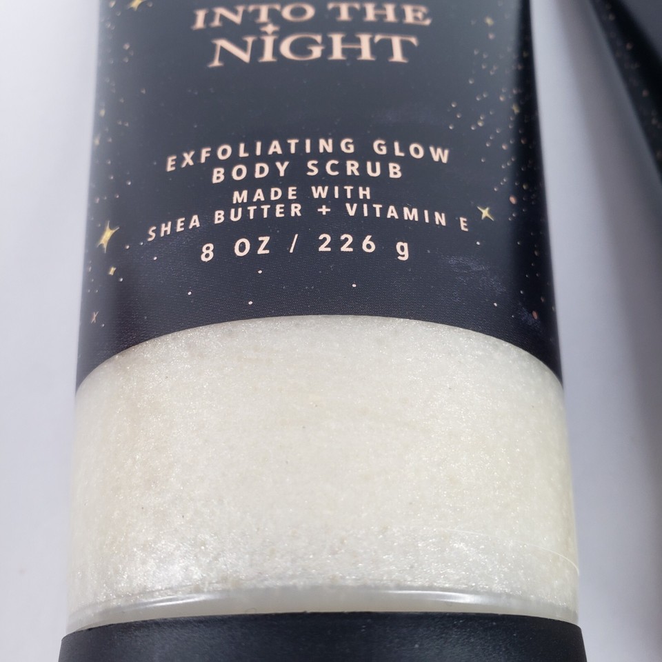 2 INTO THE NIGHT Exfoliating Glow Body Scrub Bath Body Works Shea ...