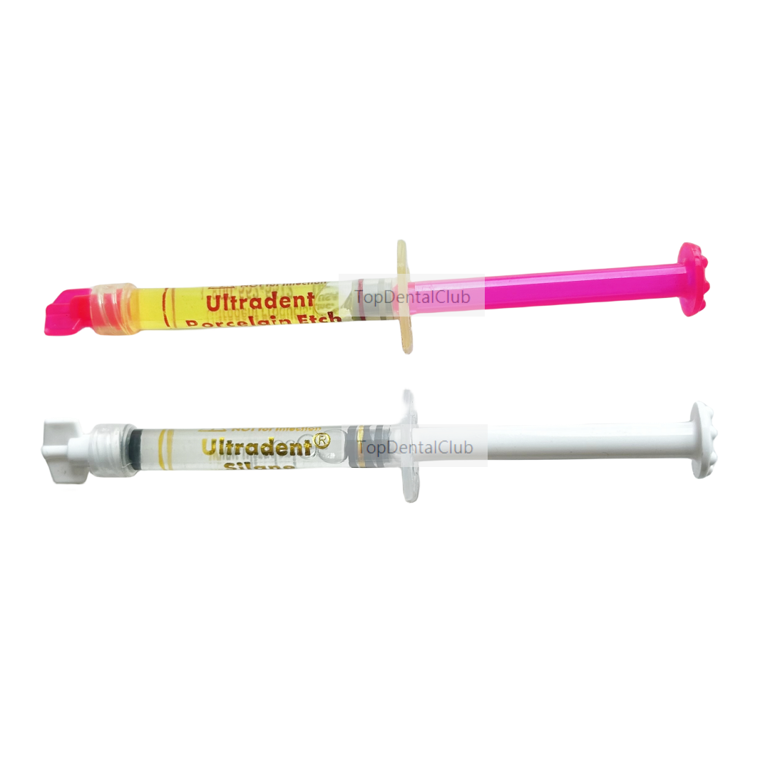 Ultradent® Porcelain Etch 9% Hydrofluoric Silane Dental Bond Veneer ...