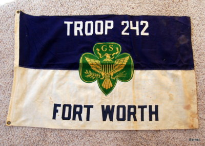 GIRL SCOUT - 3 x 5' GIRL SCOUT TROOP FLAG - FORT WORTH | eBay