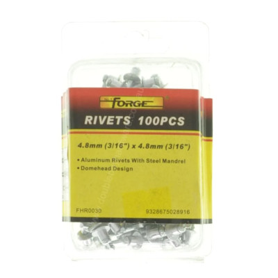 FORGE Aluminum Rivets With Steel Mandrel 4.8mm(3/16")X4.8mm(3/16 ...