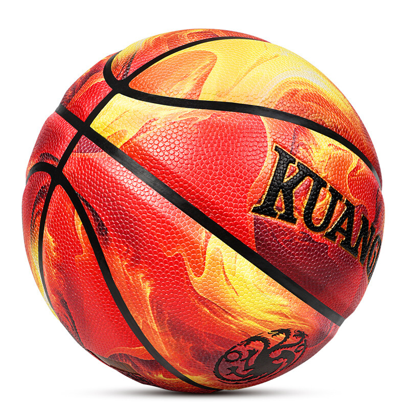 Basketball Ball On Fire