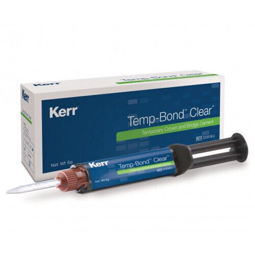 Kerr Temp Bond Clear Temporary Crown and Bridge Cement 6g 33351EU for ...