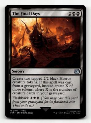 MTG - The Final Days #101 - FINAL FANTASY | eBay