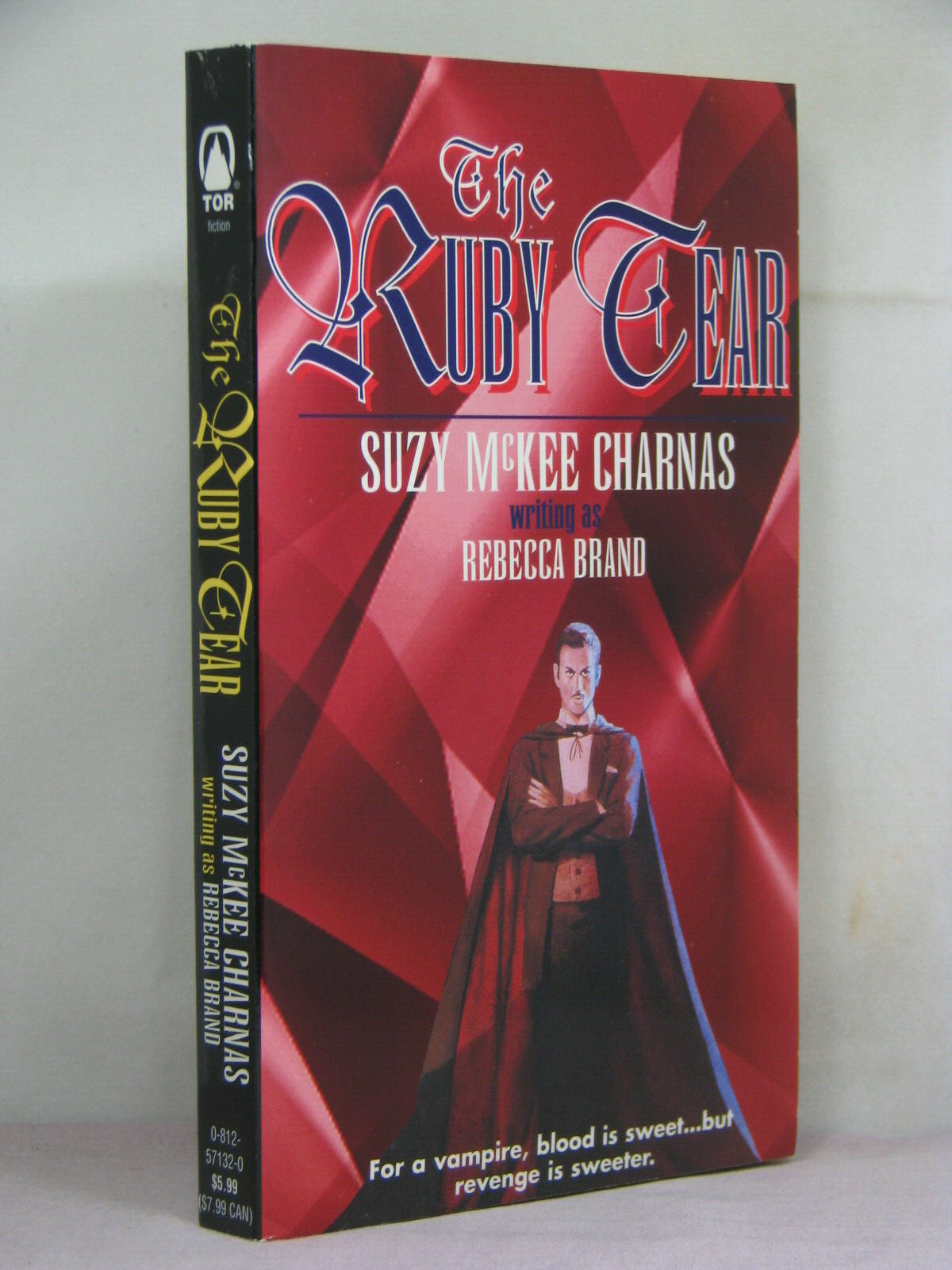 1st PB,signed,The Ruby Tear by Suzy McKee Charnas as Rebecca Brand(1998 ...