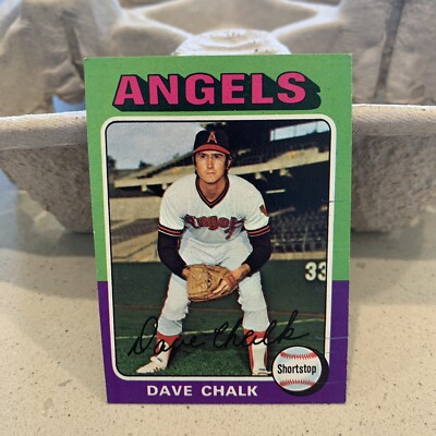 1975 Topps # 64 Dave Chalk California Angels Baseball Card | eBay