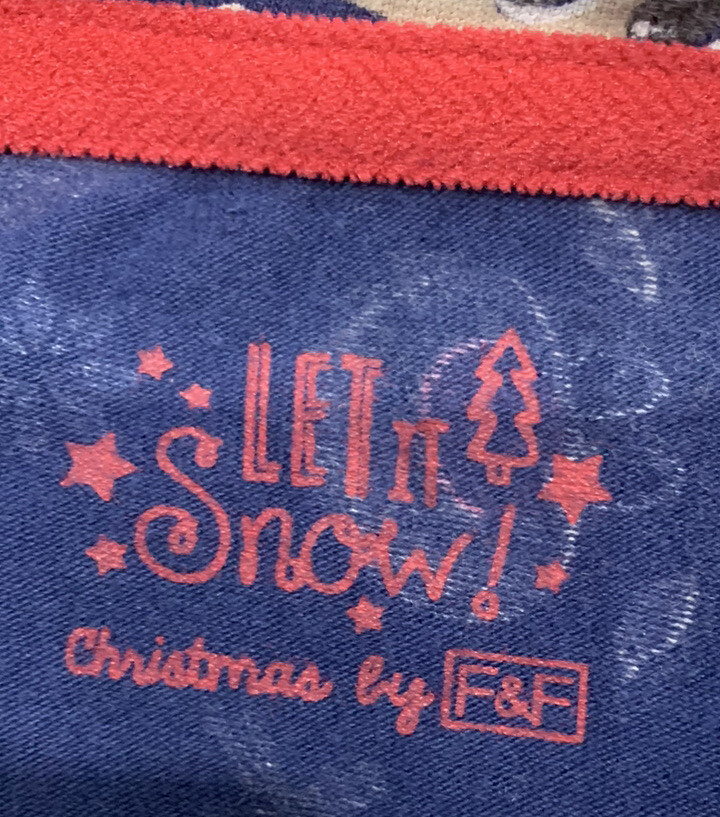 Christmas Dress - Girls Age 3-4-F&F - Navy Rudolph Red Nose Reindeer ...