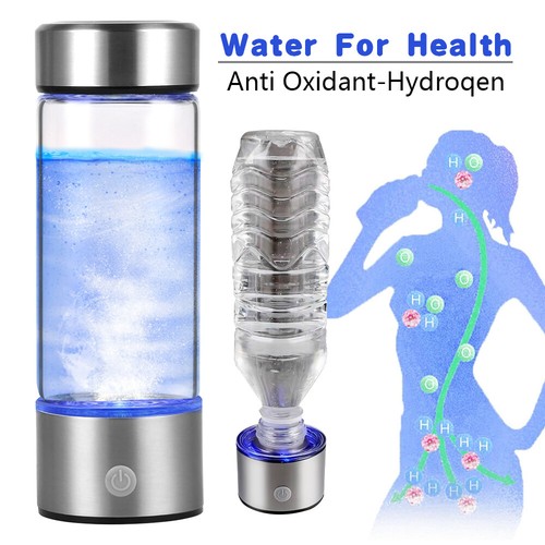 420ml Hydrogen Rich Alkaline Water Ionizer Generator Bottle Cup Portable Mug NEW | eBay