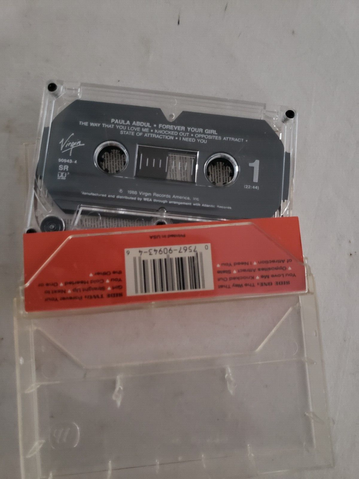 Paula Abdul - Forever Your Girl (Cassette 1988) Pop Dance VIRGIN ...