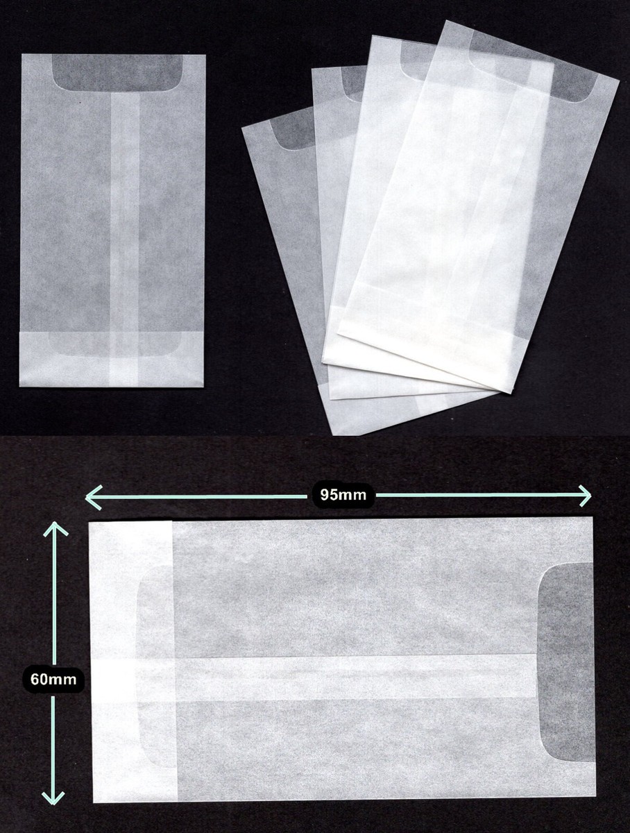 Glassine Envelopes For Stamp Collecting #5 Glassine Envelopes (100