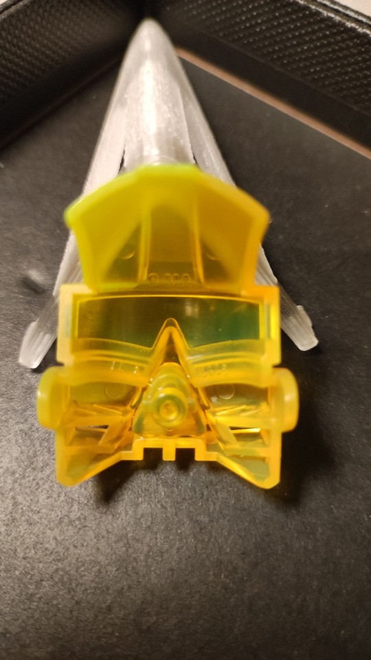 Kaukau Transparent Yellow, LEGO Bionicle Mask, Rare Misprint European ...