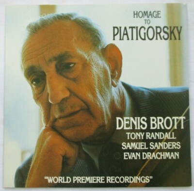 HOMAGE TO PIATIGORSKY CD - DENIS BROTT 23721238927| eBay