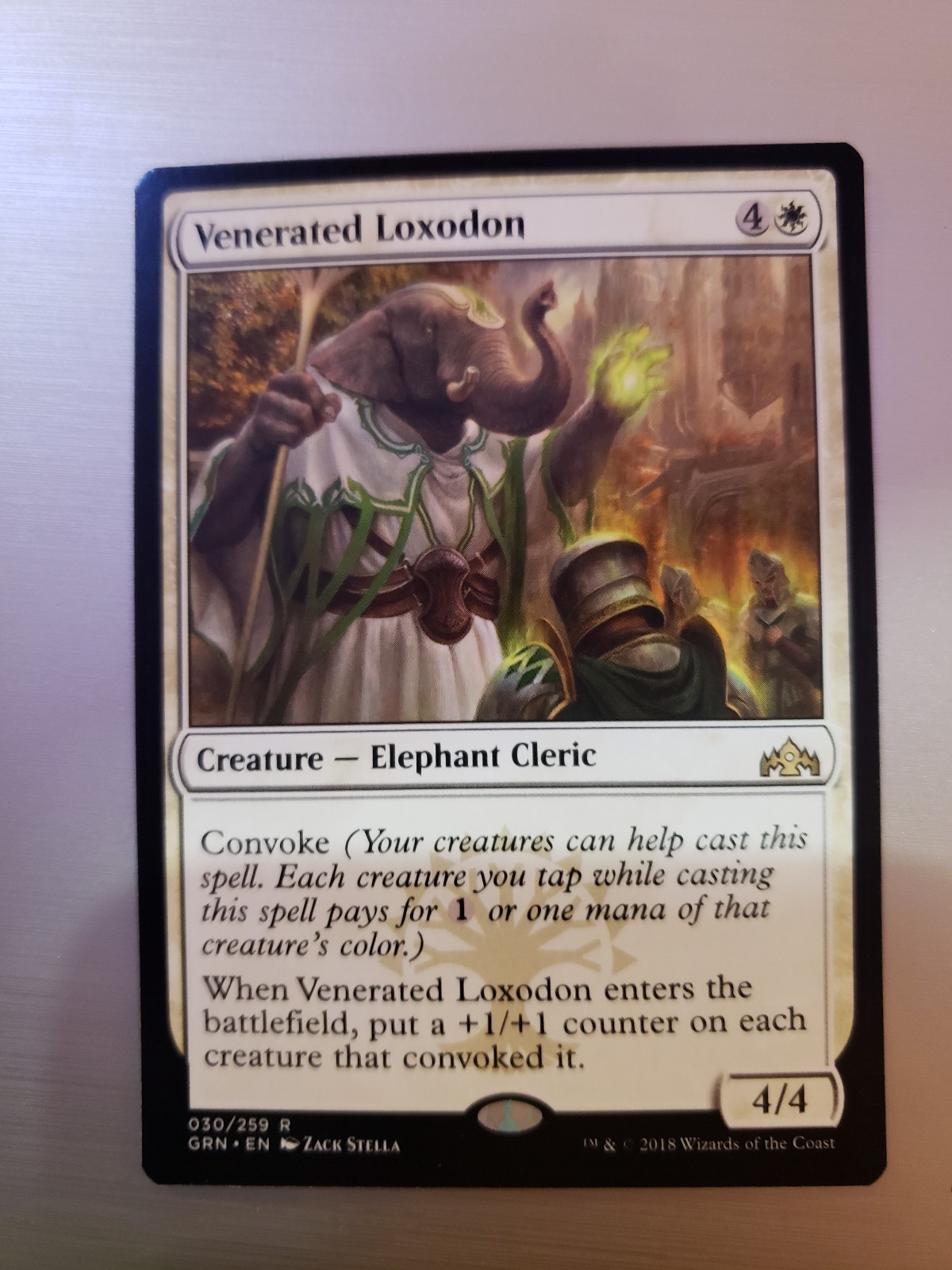 MAGIC THE GATHERING RAVNICA VENERATED LOXODON, BRAND NEW NEVER USED. | eBay