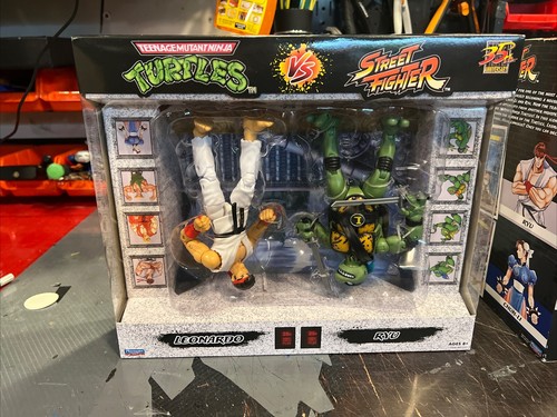 Tmnt Vs Street Fighter Action Figure 2-Pack LEONARDO VS. RYU Error | eBay