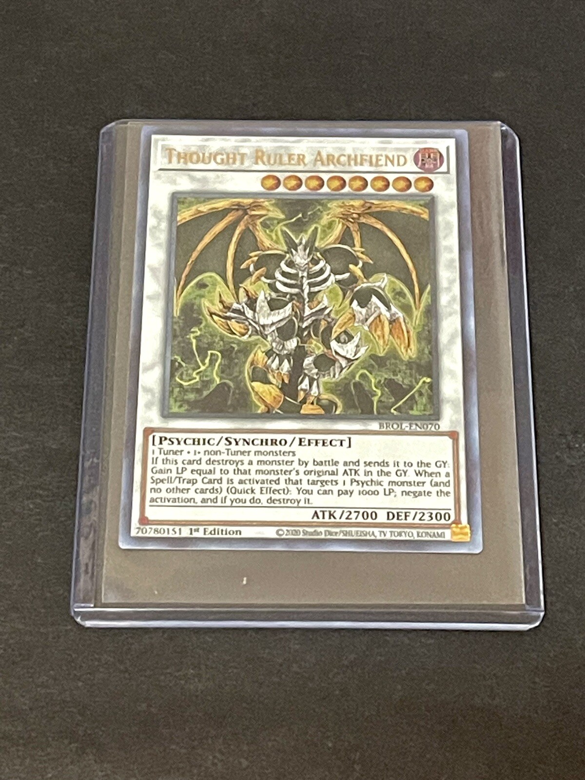 🔥🔥🔥Yu-Gi-Oh! TCG Thought Ruler Archfiend BROL-EN070 1st Edition | eBay