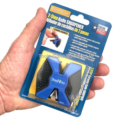 AccuSharp Sharp N Easy 2-Step Knife Sharpener Tungsten Carbide Blades ...
