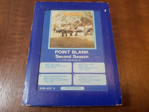 Point Blank- Second Season 8-Track (Disco Rock). Tested, Plays. | eBay