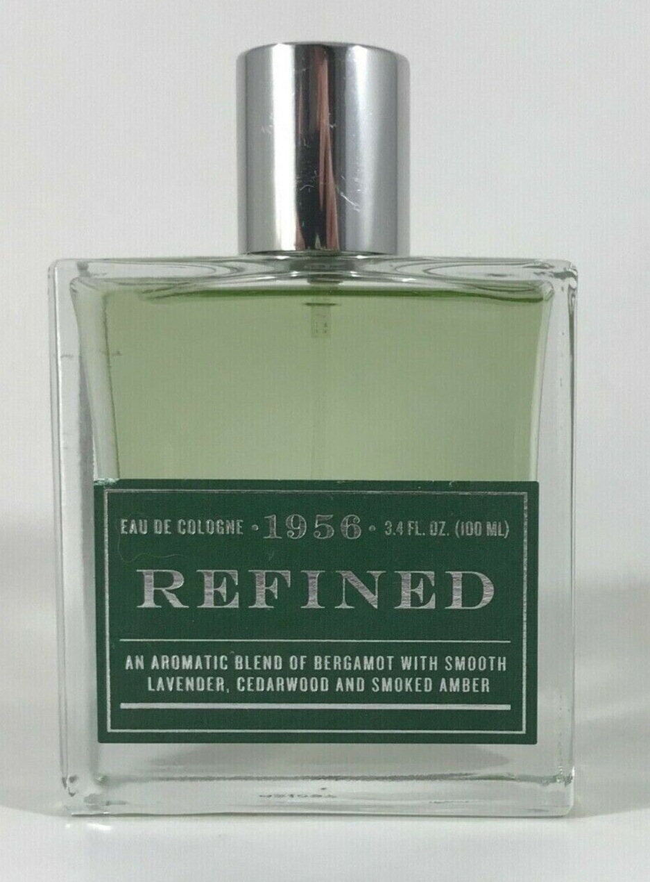 *Tru Fragrance 1956 REFINED Eau De Cologne For Men 3.4 fl oz~ BERGAMOT ...