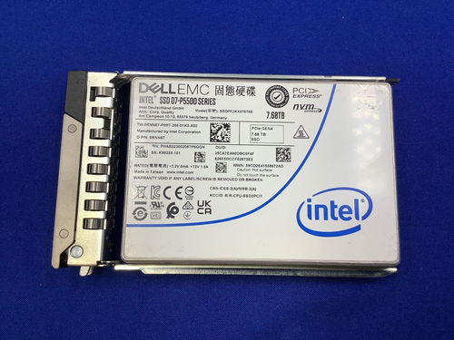 RNN67 DELL INTEL EMC D7 P5500 SERIES 7.68TB PCIE GEN4 SSD ...