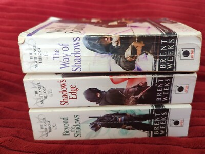 Lot: The Night Angel Trilogy Books 1 2 3 Brent Weeks Way of Shadows ...