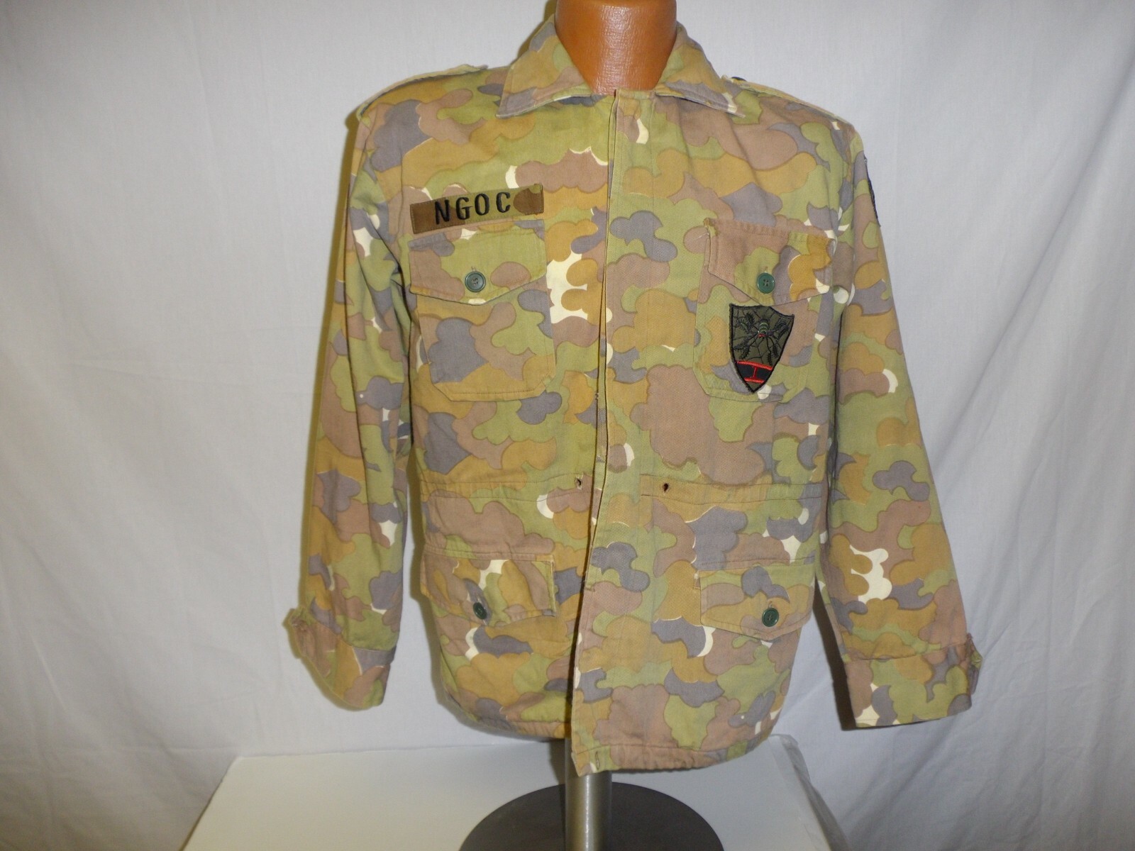 U3B-124 RVN Original Vietnam CSDC Police Field Force Camouflage jacket ...