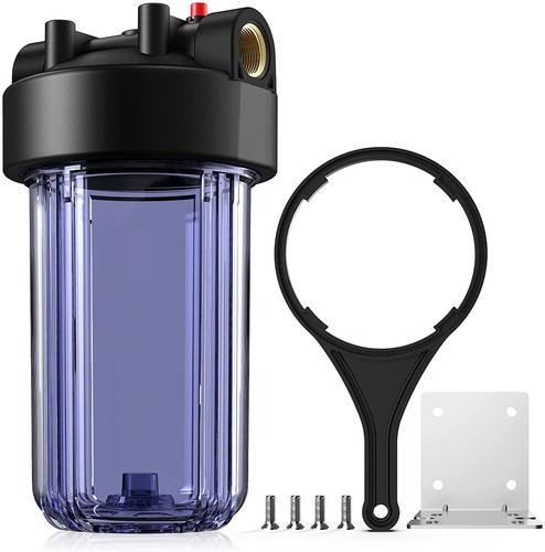 10 Inch Clear Whole House Water Filter Housing System 10" x4.5 ...