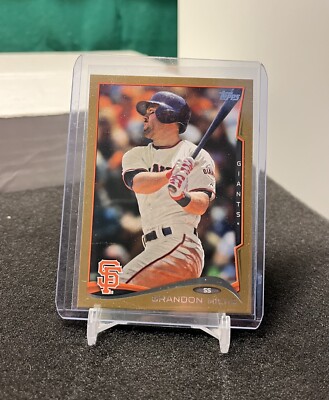 Brandon Hicks 2014 Topps Update US-83 San Francisco Giants gold 1940/ ...