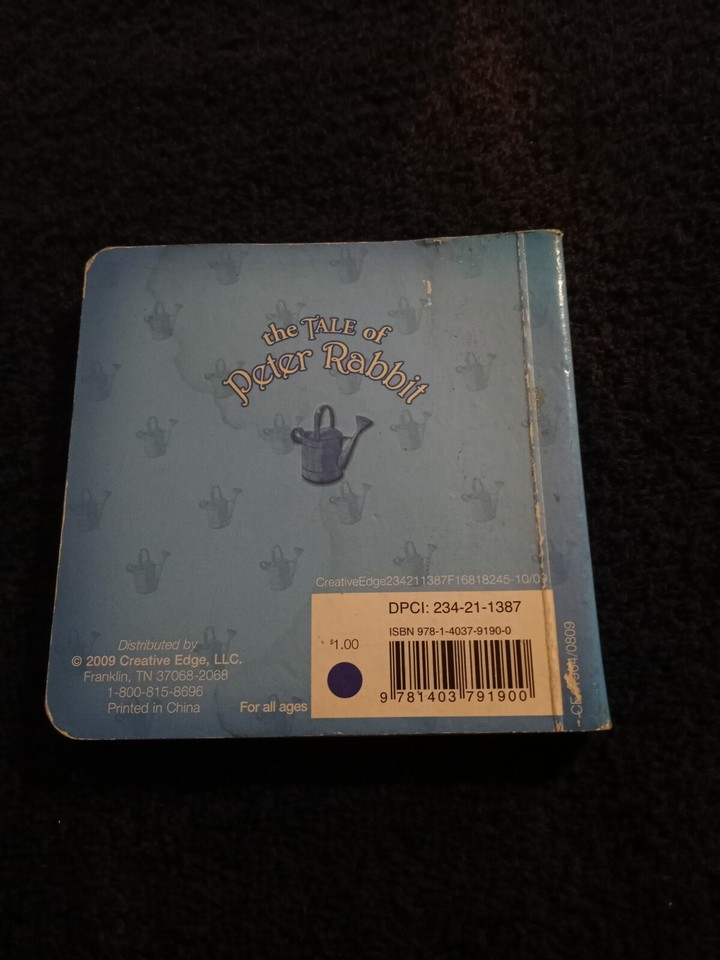 The Tale of Peter Rabbit - Board Book By Beatrix Potter - GOOD | eBay