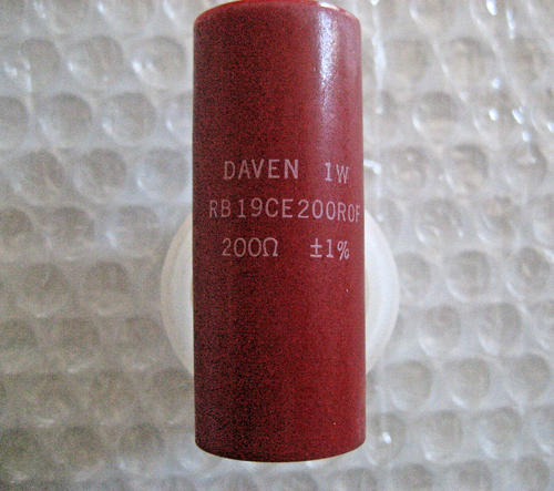 1 x NOS 200 Ohm 2 Watt Daven Noninductive Wirewound Resistor | eBay