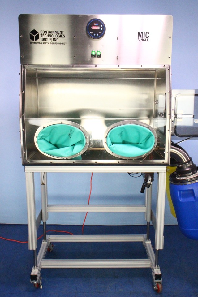 Containment Technologies Mic Single Isolator Glovebox Glove Box ...