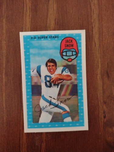 1971 Kellogg's #7 Jack Snow Los Angeles Rams Read | eBay