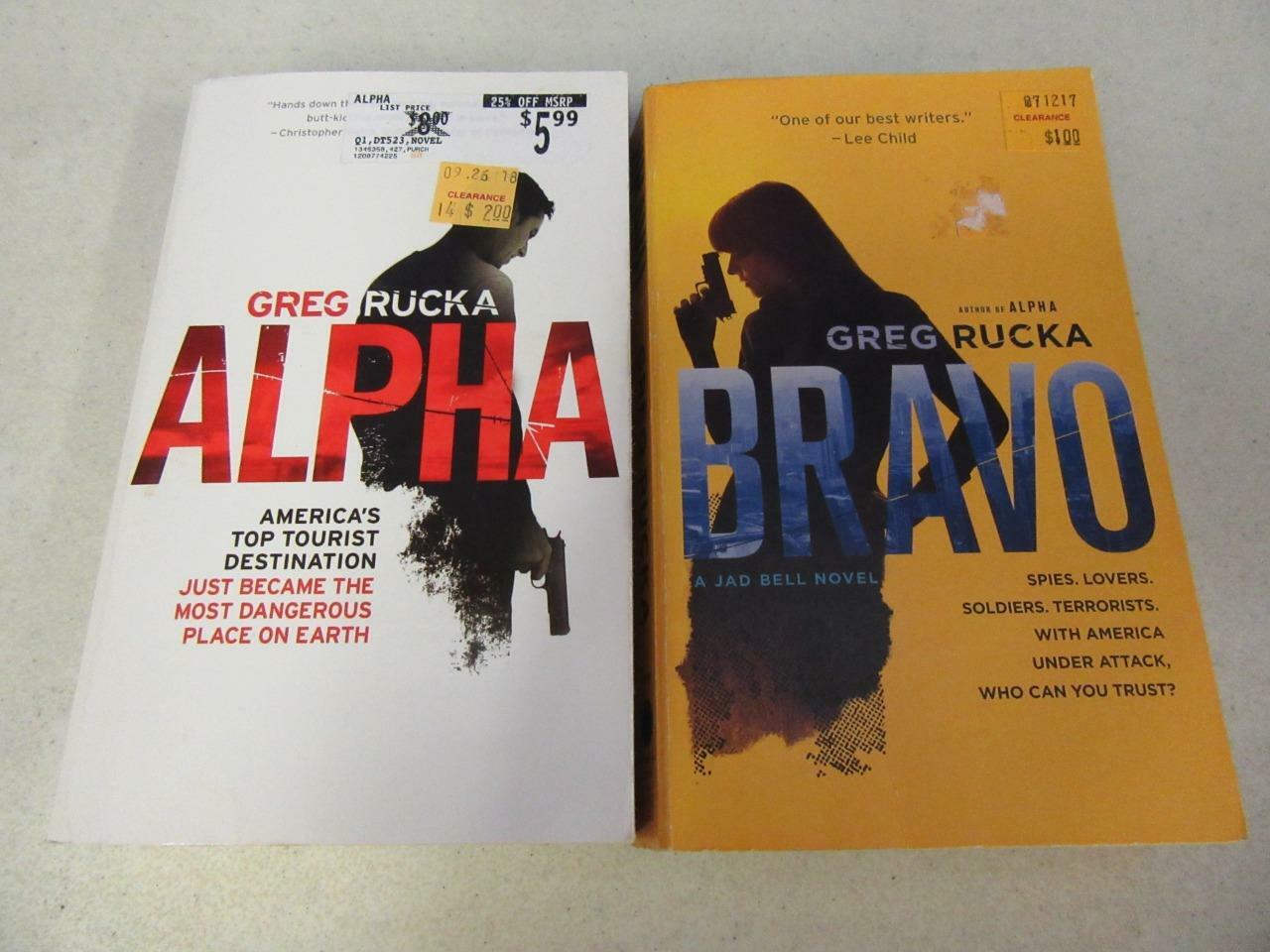 COMPLETE SET (2) GREG RUCKA Thriller Books JONATHAN JAD BELL SERIES ...