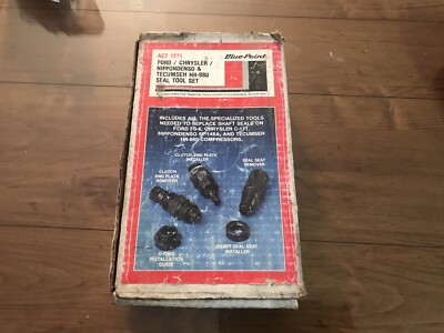 BLUE POINT Compressor SEAL TOOL SET Ford Chrysler Nippondenso Tecumseh ...