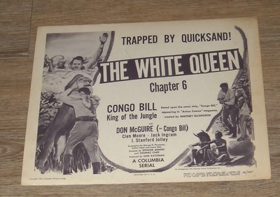 1948 CONGO BILL KING of the JUNGLE CHAPTER 6 LOBBY CARD COLUMBIA ...