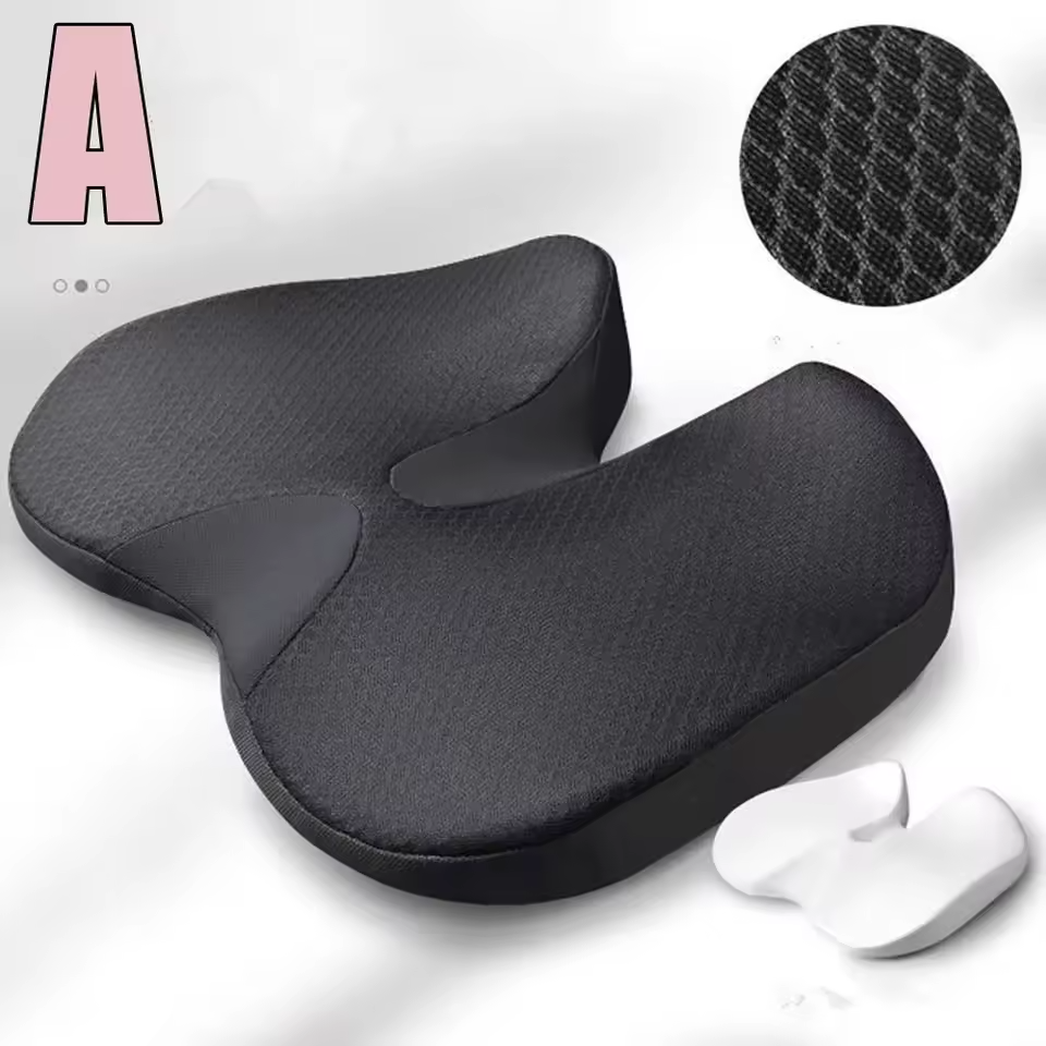 Orthopedic Memory Foam Seat Cushion Non Slip Prostate Tailbone Relief ...