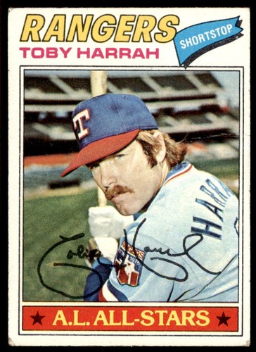 1977 TOPPS TOBY HARRAH TEXAS RANGERS #301 | eBay