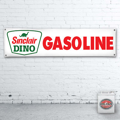 1700 x 430mm SINCLAIR GASOLINE Banner – heavy duty for workshop, garage ...