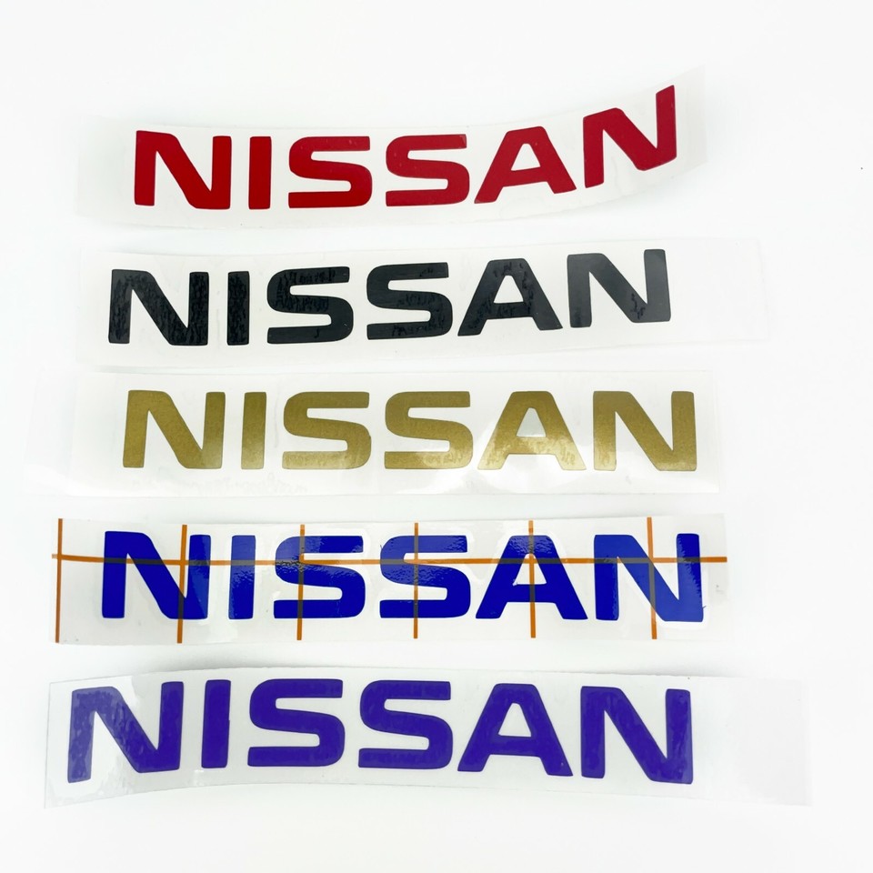1 Front Decal Sticker NISSAN Letters Fit for Inter Emblem Frontier ...