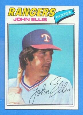 1977 Topps #36 John Ellis NM Rangers | eBay