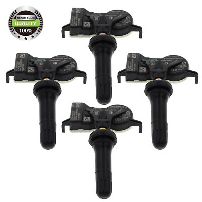 4x TPMS Tire Pressure Monitor Sensor For Jeep Grand Cherokee 2016 2017 ...