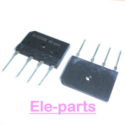 10 PCS D25XB60 SIP-4 600V 25A General Purpose Rectifiers Diodes Chip | eBay