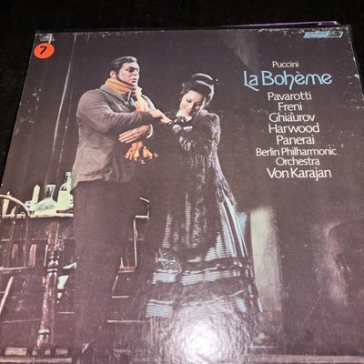 2 LP Box Set Puccini's Opera "La Boheme" with Pavarotti [Vinyl] | eBay