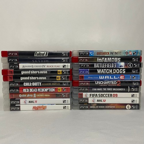 Sony PS3 Playstation 3, 20x Bundle Game Lot Star Wars, Red Dead ...