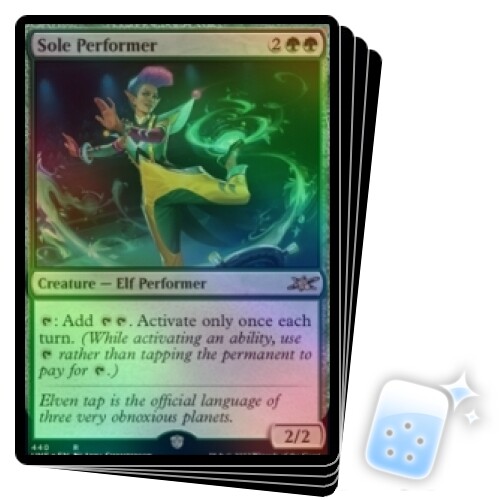 FOIL SOLE PERFORMER (GALAXY FOIL) X4 Unfinity Magic MTG MINT CARD | eBay