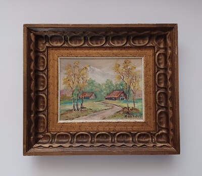 Original Ruby Dobesh Oil on Board Landscape 8" x 6" framed, signed | eBay