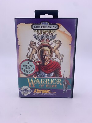 Warrior of Rome (Sega Genesis) Complete With Box and Manual ...