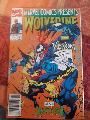 Marvel Comics Presents #122 VF 1993 Sam Kieth Wolverine Venom | eBay