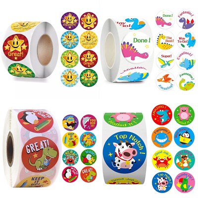 100 PCS Kids Reward Stickers Teachers Parents Children Praise School ...