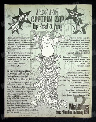 Captain Zap What Comics 1997 Trade Print Magazine Ad Poster ADVERT | eBay