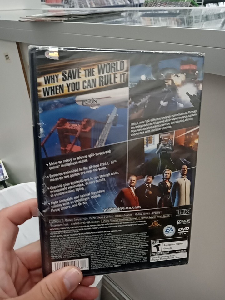 GoldenEye: Rogue Agent (PS2, 2004) Brand New Sealed. Tear In Plastic ...